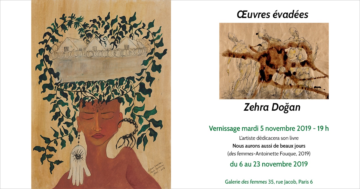 Œuvres évadées de Zehra Doğan - Espace des femmes