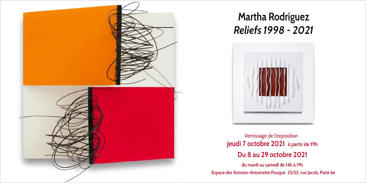 Martha Rodriguez expose Reliefs, 1998-2021 - Espace des femmes