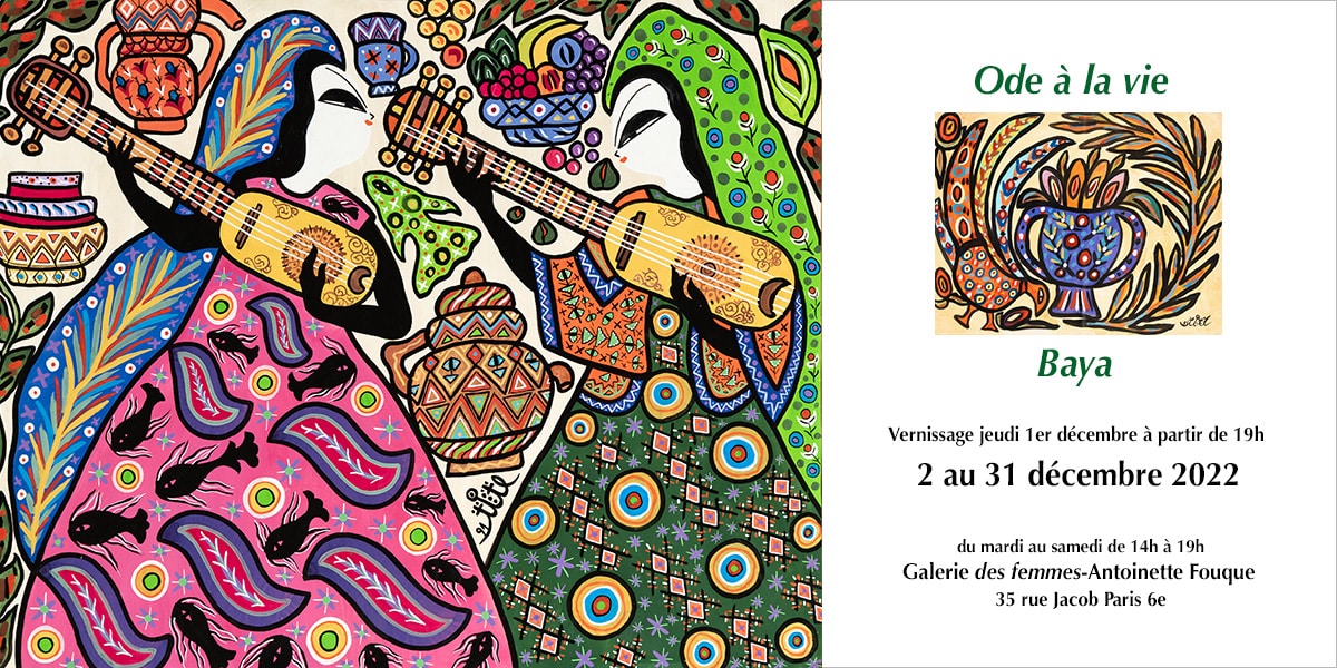 Exposition de Baya : Ode à la vie - Espace des femmes